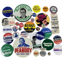 30 Different U.S. Governor Campaign Buttons & Pins. Making room for new ...