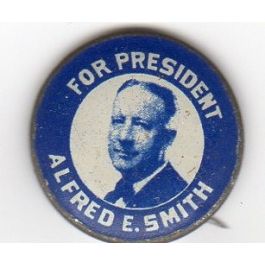 Al Smith For President Button