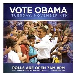 Vote Obama Campaign Flyer