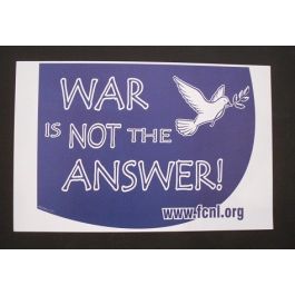 War Is Not The Answer! Poster
