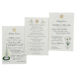 2005 and 2007 George W. Bush White House Holiday Dinner Menus Set of 3 ...