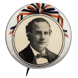 Vintage William Jennings Bryan campaign button. Featuring photo of ...