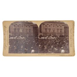 1897 William McKinley Delivering His Inaugural Address Stereoview ...