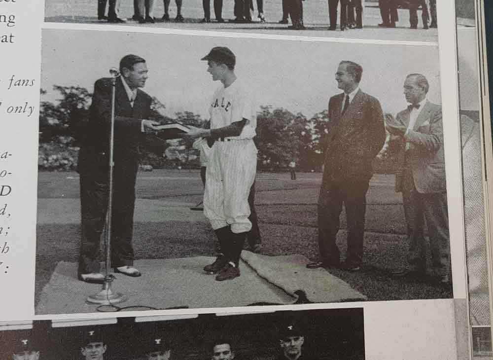 George Bush Babe Ruth Yale University 1949 Yearbook